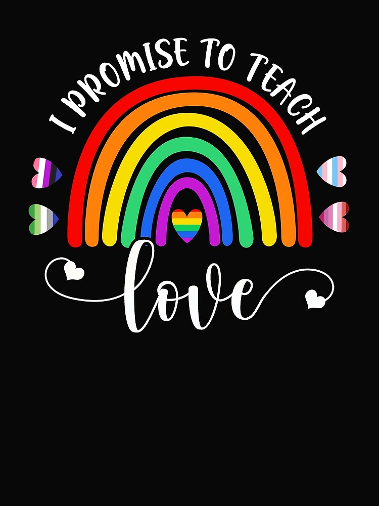 Póster «Maestro LGBT Enseñando Amor Mes del Orgullo Arcoíris» de ...