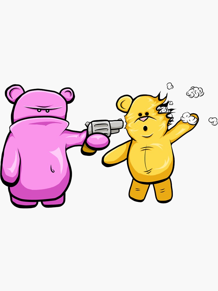 "Drop Dead Ted E" Sticker for Sale by mallowks | Redbubble