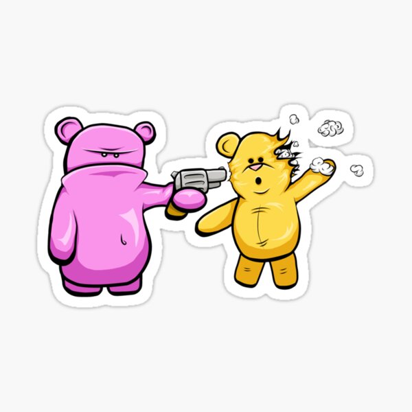 "Drop Dead Ted E" Sticker for Sale by mallowks | Redbubble