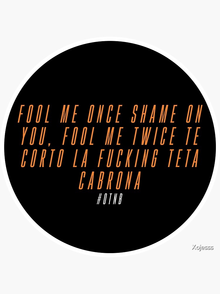 Pegatina «cotización de oitnb» de Xojesss | Redbubble