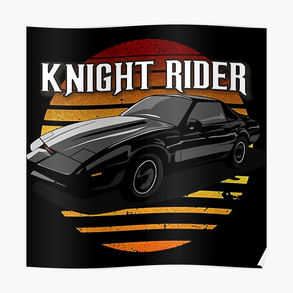 "Knight Rider KITT" Poster for Sale by Shawnasher | Redbubble