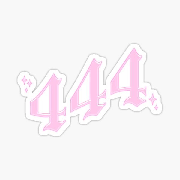 "glowy 444" Sticker for Sale by kellsstore | Redbubble