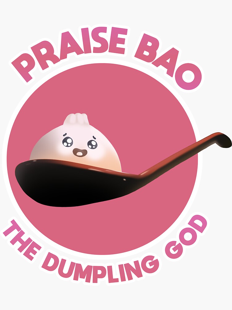 Pegatina «Praise Bao - El dios de la bola de masa hervida Thor Love and ...