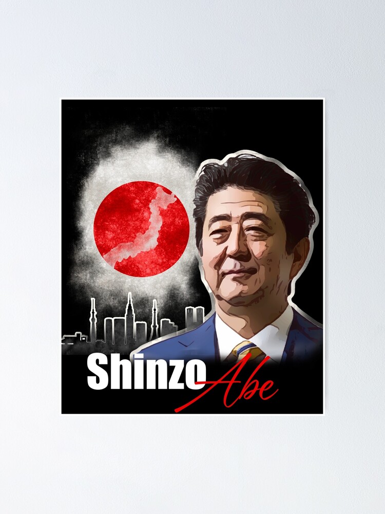 "Shinzo Abe tribute" Poster for Sale by mwebba2005 | Redbubble