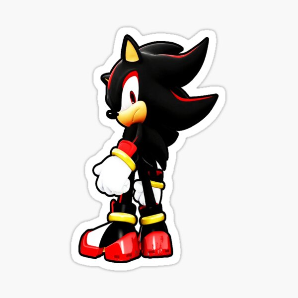 "Shadow The Hedgehog 2" Sticker for Sale by Julia-Arting | Redbubble