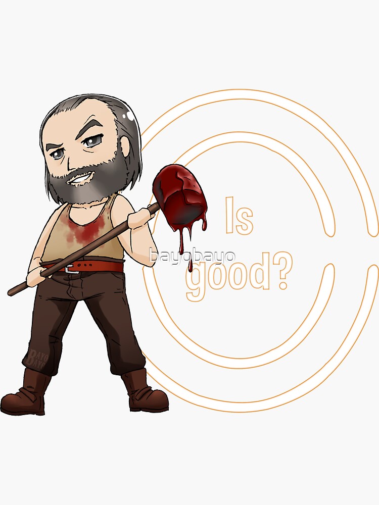 "Czernobog Says Is Good?" Sticker by bayobayo | Redbubble