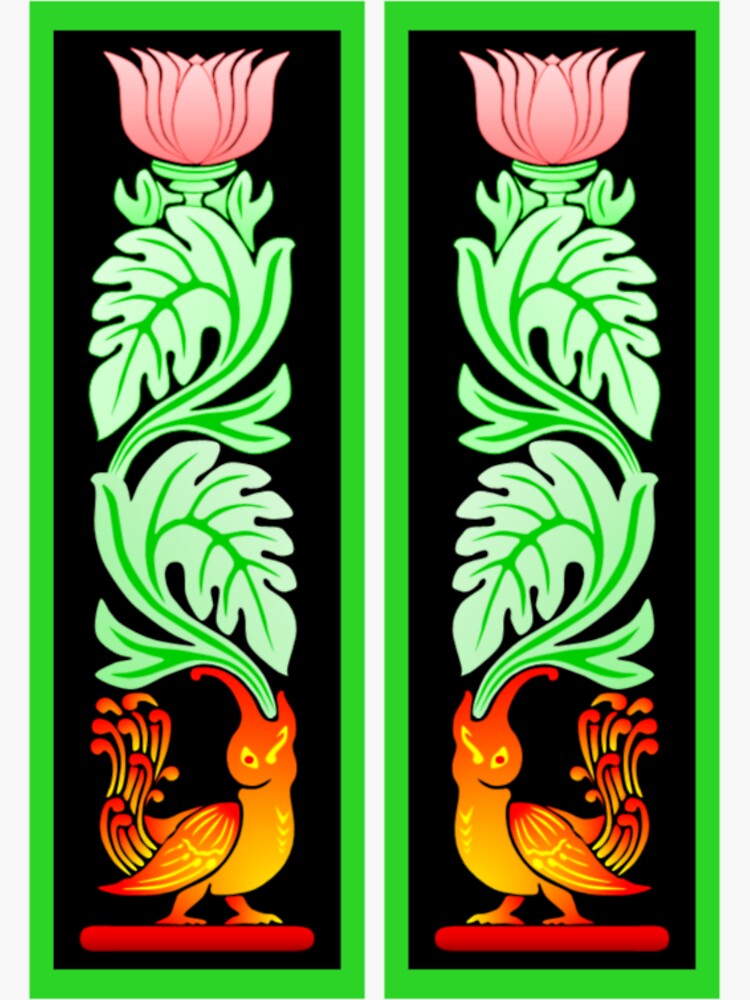 "Sri Lanka traditional art design for t shirts" Sticker for Sale by ...