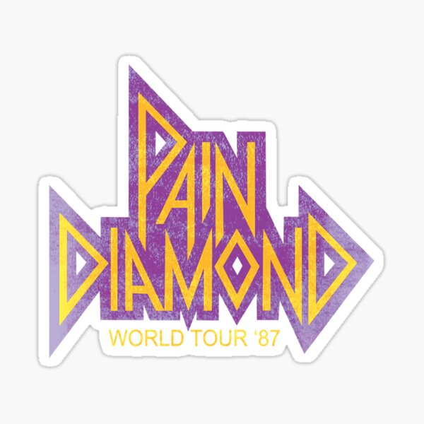 "World Tour '87 " Sticker for Sale by RezionK021 | Redbubble