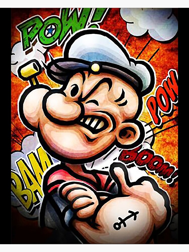 "Popeye the sailor man" Poster for Sale by johnsonjacod | Redbubble