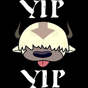 "Yip Yip Appa Avatar The Last Airbender" Sticker for Sale by RedenoL902 | Redbubble