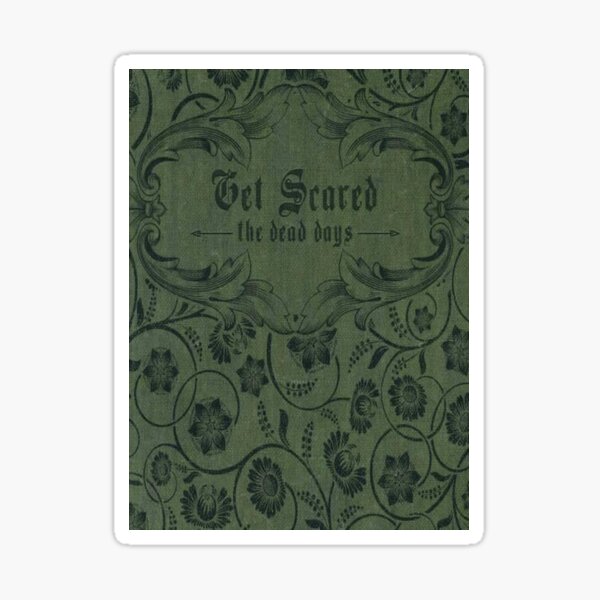 "Get scared band" Sticker for Sale by collinsdrawings | Redbubble