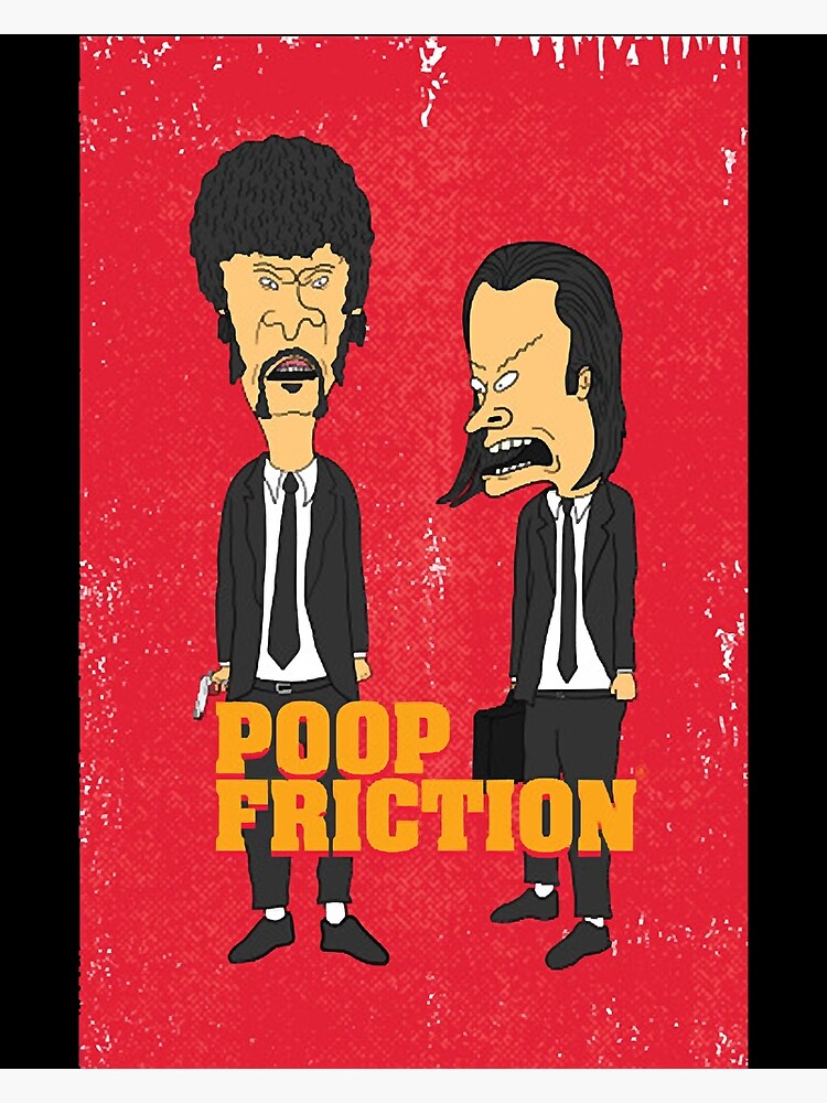 "Beavis & Butthead in Poop Friction" Poster for Sale by johnsonjacod ...