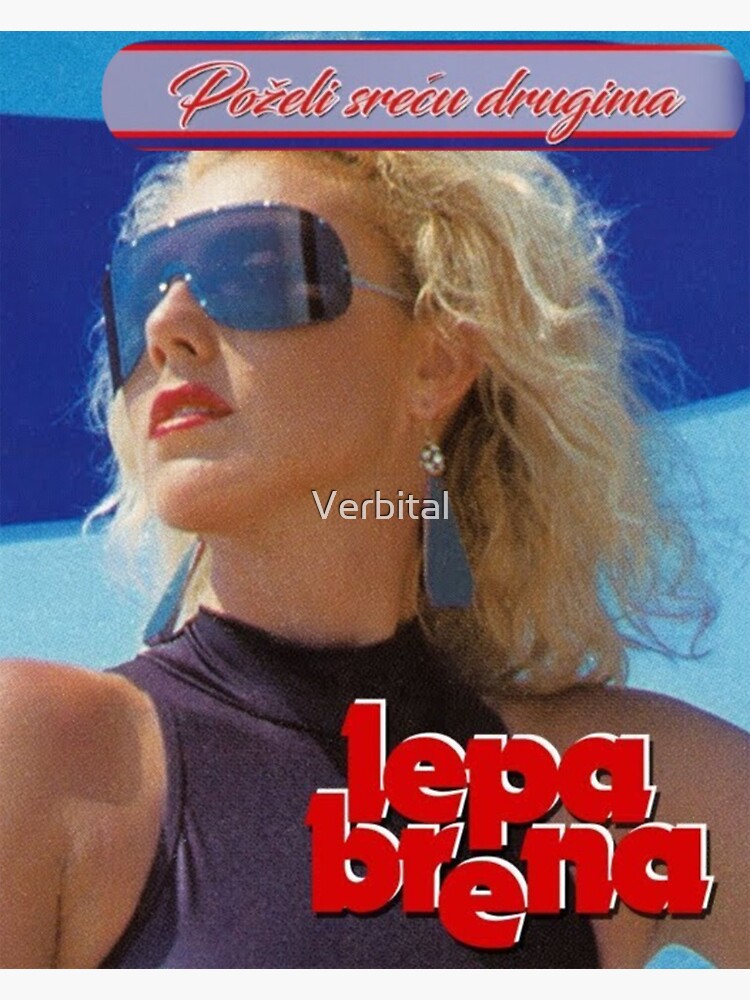 "Lepa Brena" Sticker for Sale by Verbital | Redbubble
