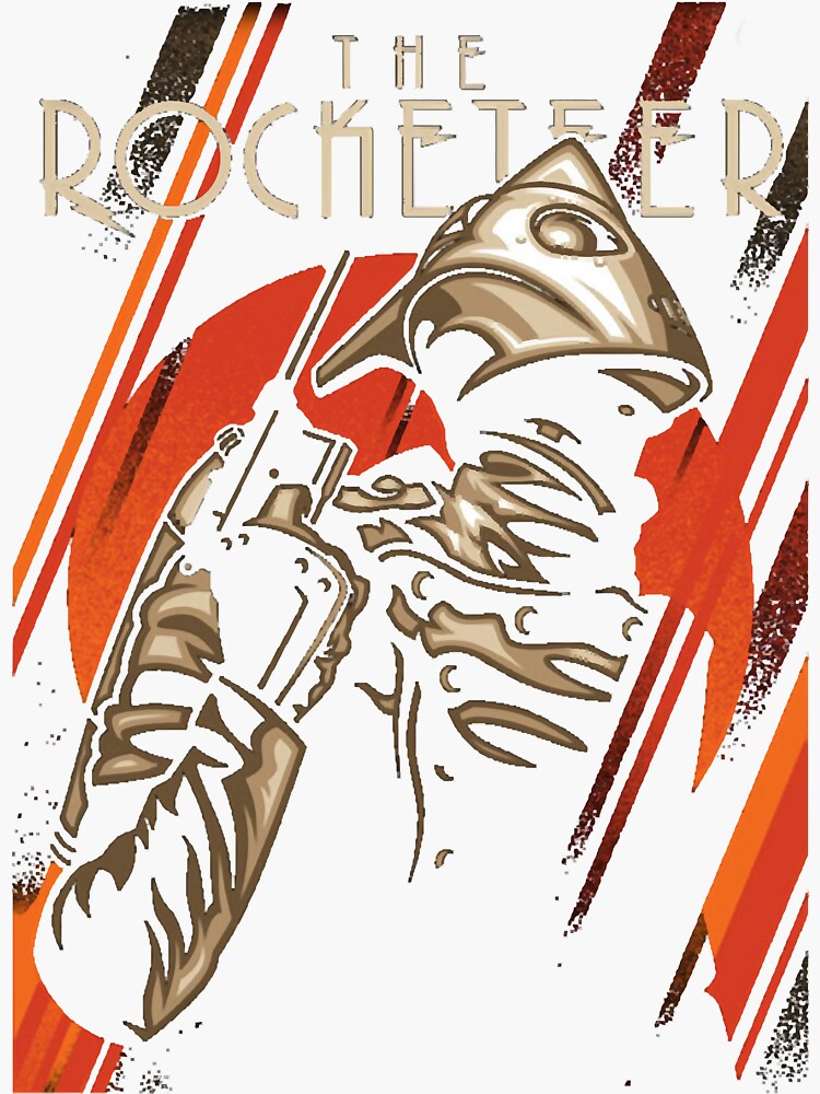 "The Rocketeer" Sticker for Sale by johnsonjacod | Redbubble