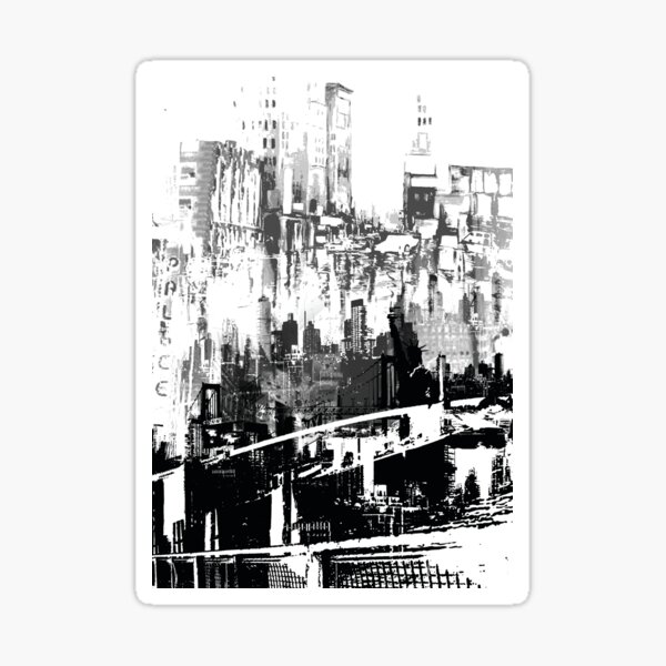 "building" Sticker for Sale by chickengo | Redbubble