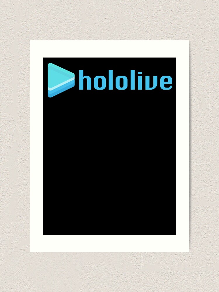 "Hololive Logo " Art Print for Sale by KayWaymang | Redbubble