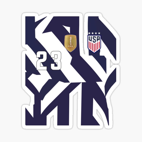 "Christen Press 19-SOCCER-USWNT JERSEY" Sticker for Sale by Cotton4u ...