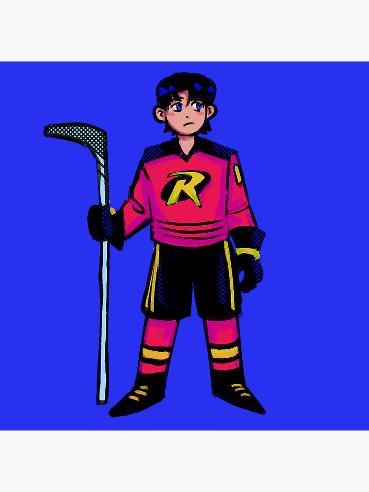 "hockey robin" Sticker for Sale by theduckboy | Redbubble