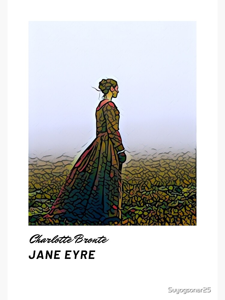 "Jane Eyre Book Cover Art " Poster for Sale by Suyogsonar25 | Redbubble