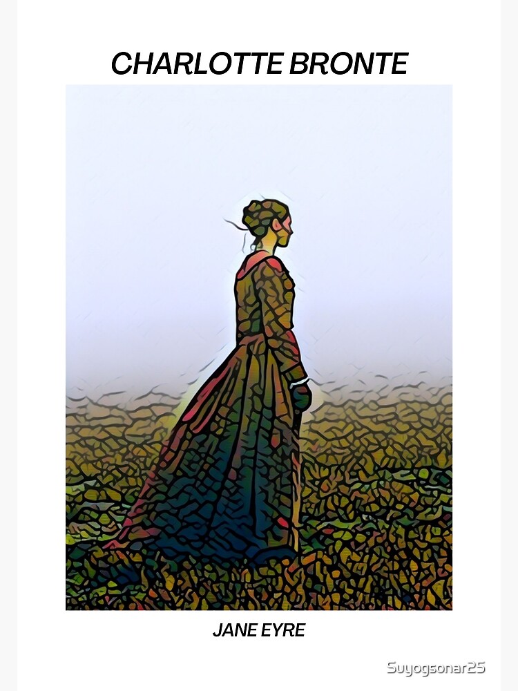 "Jane Eyre Book Cover Art " Poster for Sale by Suyogsonar25 | Redbubble