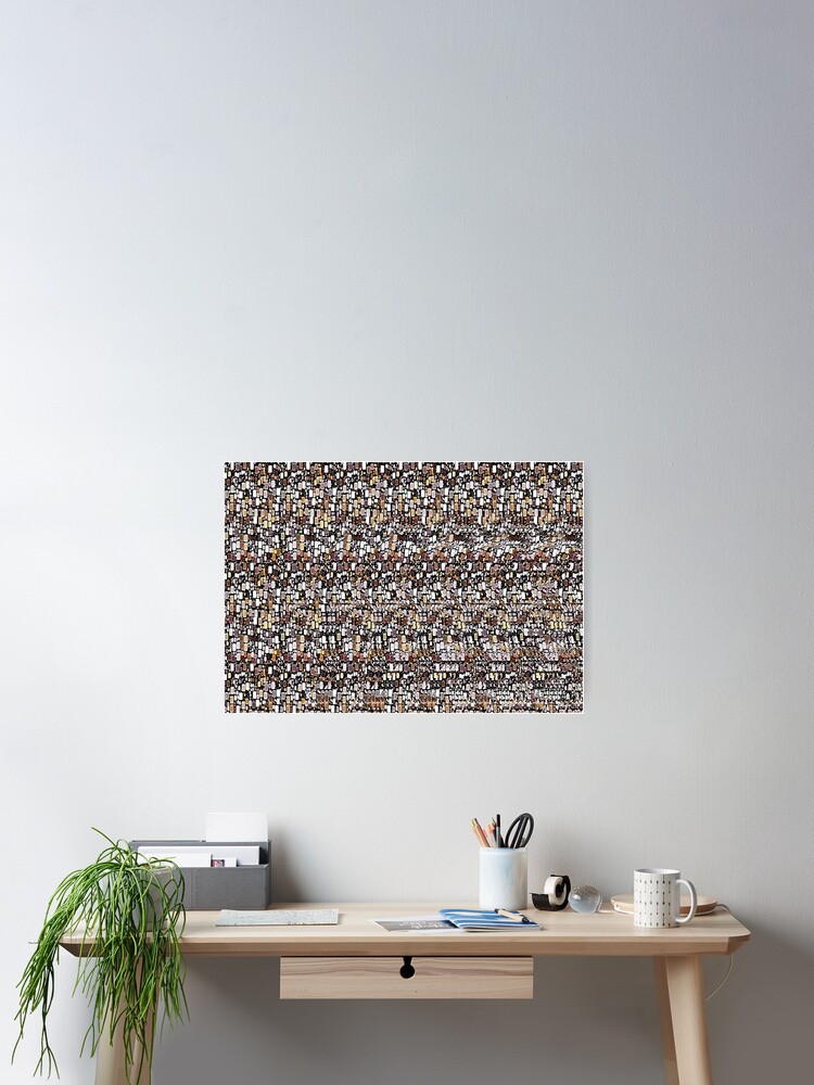 "Elephant Stereogram 2" Poster for Sale by JMarP | Redbubble