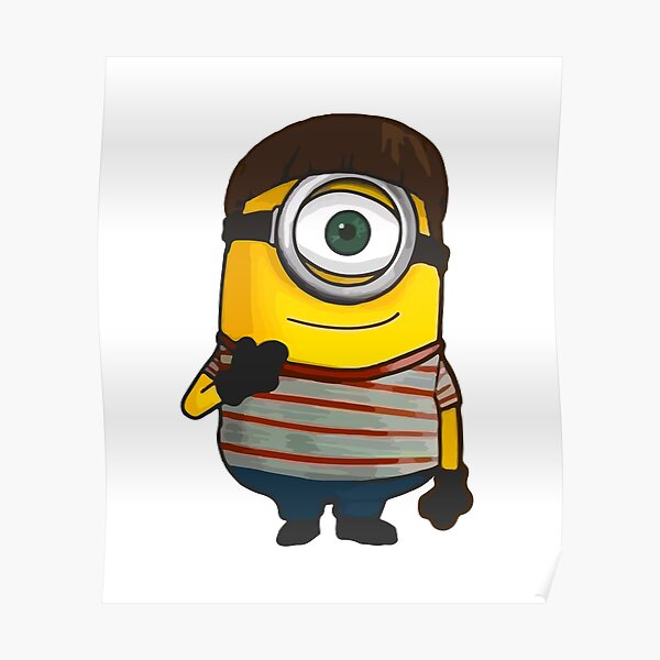 "Stranger things Minions characters - will" Poster for Sale by ...