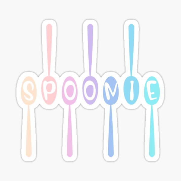 "Spoonie" Sticker for Sale by revwog1974 | Redbubble