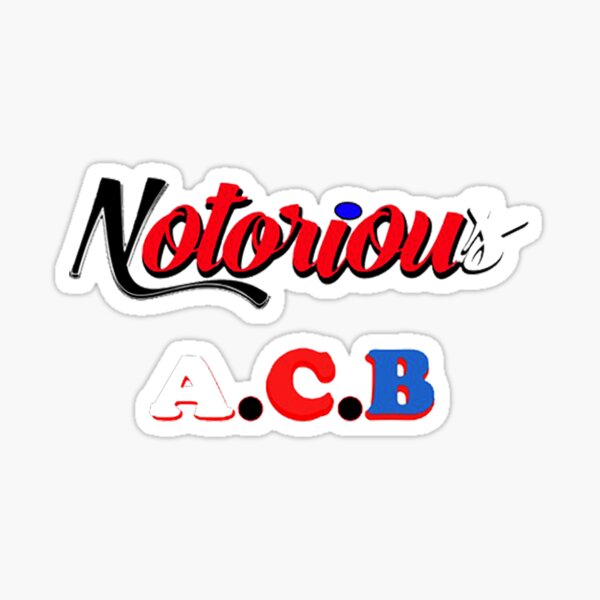 "ACB amy coney barrett notorious" Sticker for Sale by NicholasPearce ...