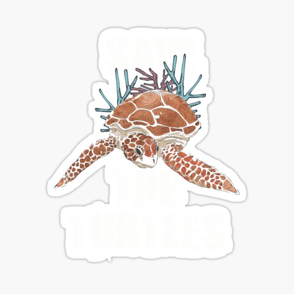 "Anti Plastic Sea Turtle Art " Sticker for Sale by Romper1 | Redbubble