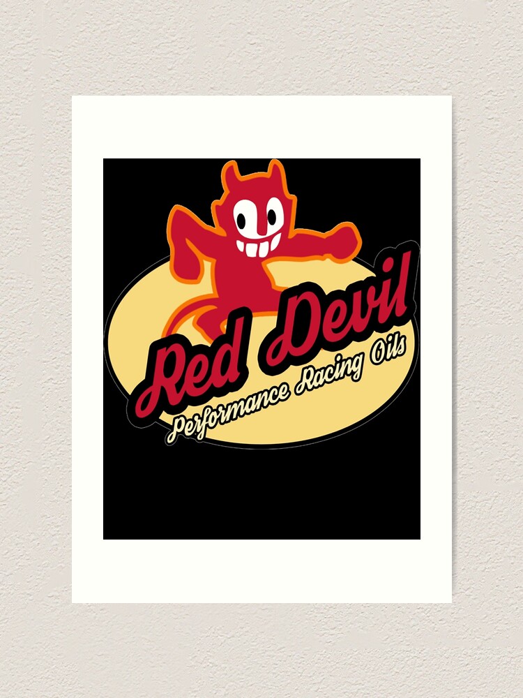 "Red Devil Hot Rod Logo " Art Print for Sale by JohnnieTeag4 | Redbubble