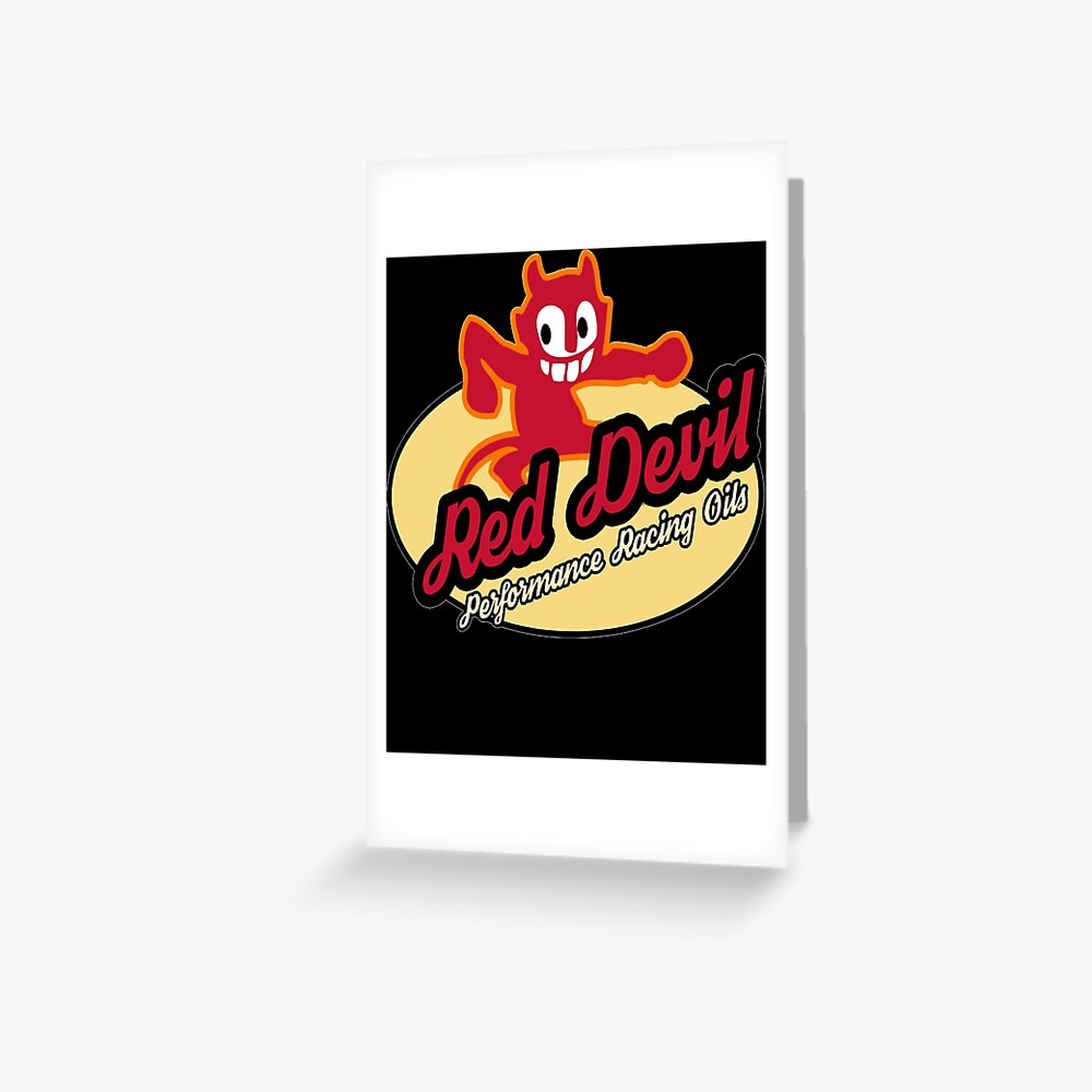 "Red Devil Hot Rod Logo " Greeting Card for Sale by JohnnieTeag4 ...