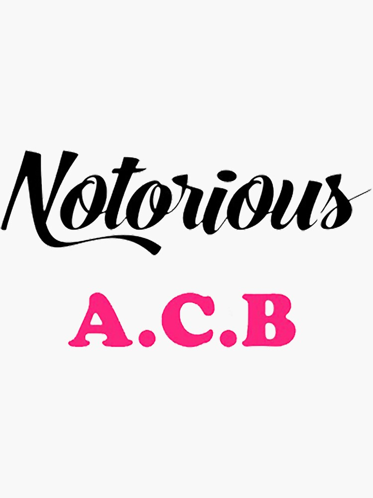 "ACB amy coney barrett notorious 1" Sticker for Sale by AmberCoate ...