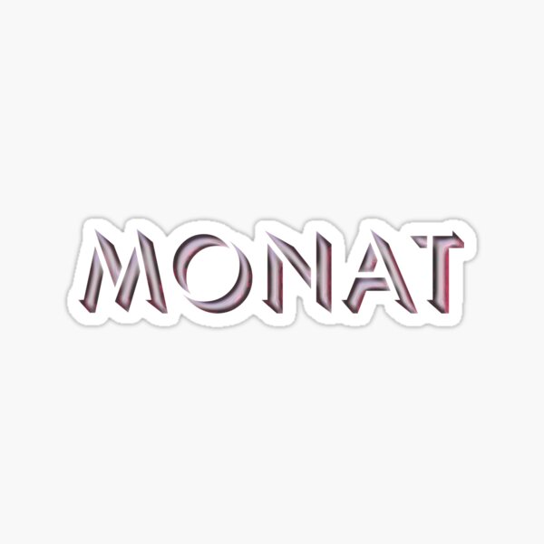 "Monat" Sticker for Sale by Melmel9 | Redbubble