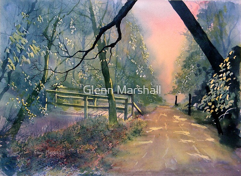 "Hermit's Bridge revisited" by Glenn Marshall | Redbubble