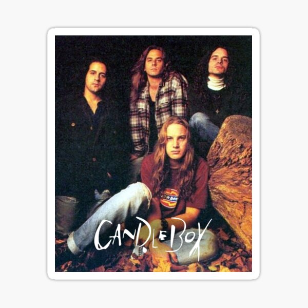 "Candlebox Rock Band" Sticker for Sale by RockfanStore | Redbubble