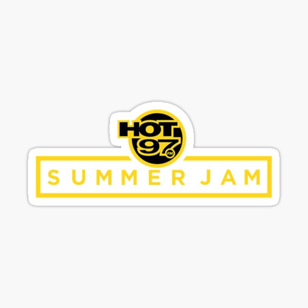 "Hot 97 Summer Jam " Sticker for Sale by Shautler1 | Redbubble