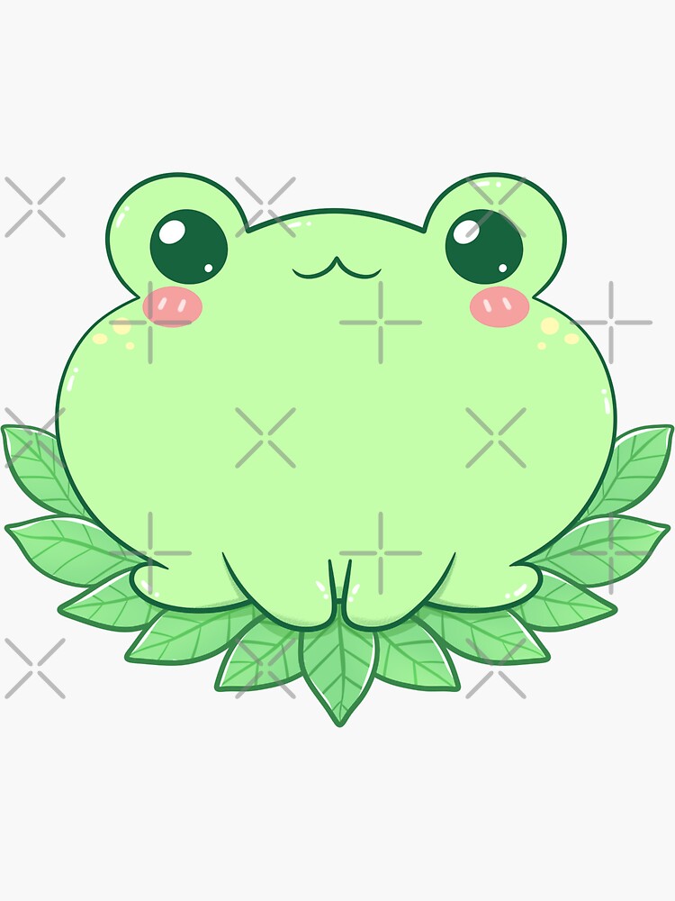 "Frogs Day Out " Sticker for Sale by Minidooods | Redbubble