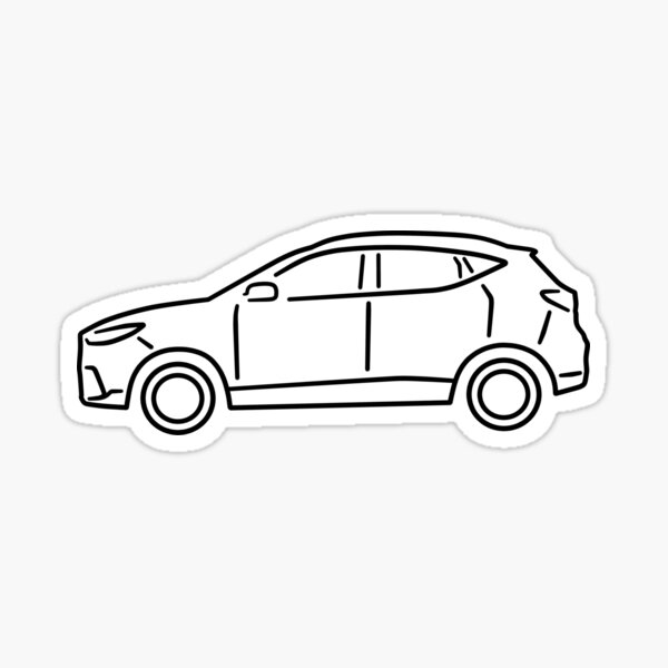 "MG ZS" Sticker for Sale by AutoClub | Redbubble