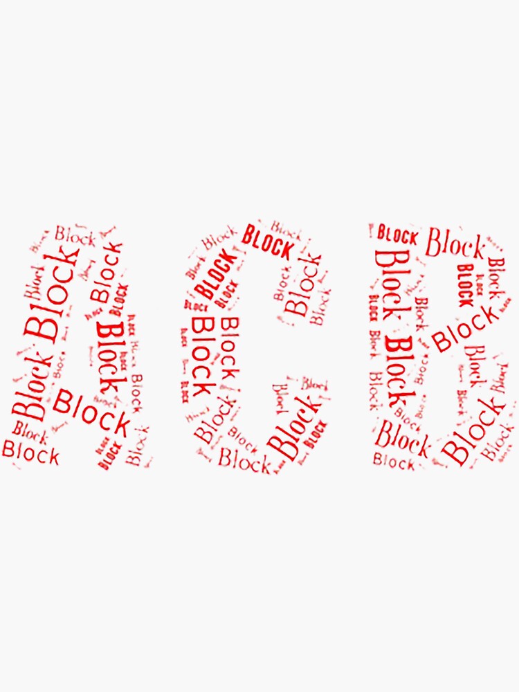 "block Amy Coney Barrett words cloud,acb Classic" Sticker for Sale by ...