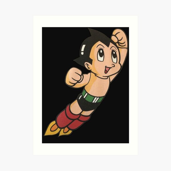 Lámina artística «Vintage Astroboy Anime Robot Show Astro Boy Espacio ...