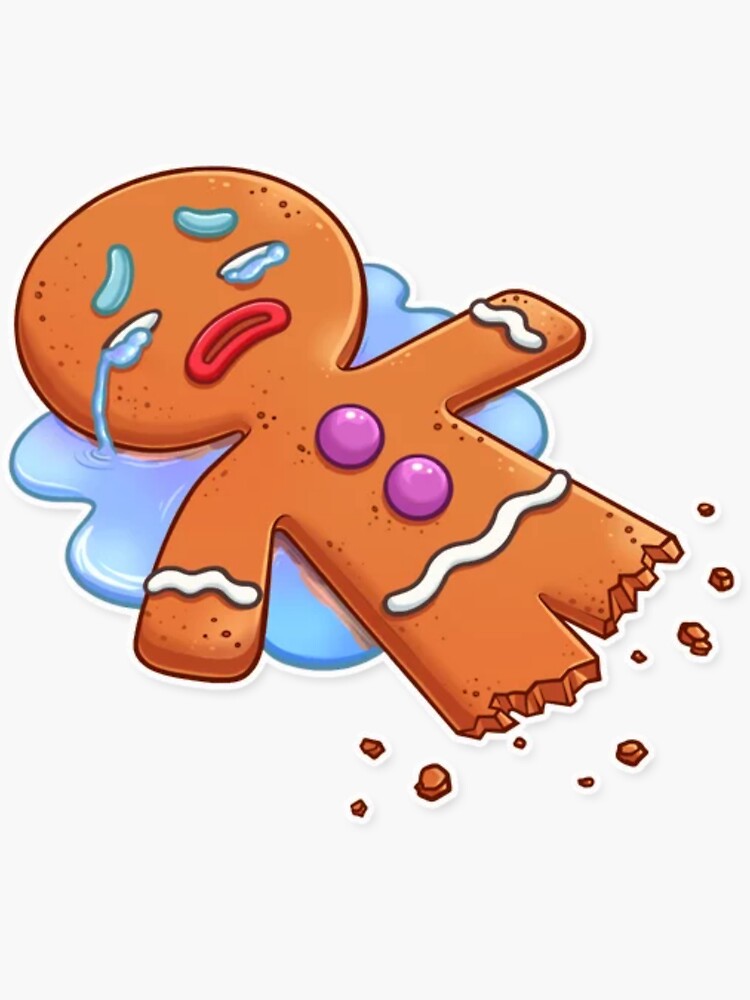 " Shrek Gingy " Sticker for Sale by lownashop | Redbubble