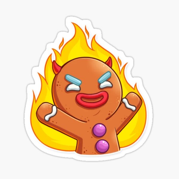 " Shrek Gingy " Sticker for Sale by lownashop | Redbubble