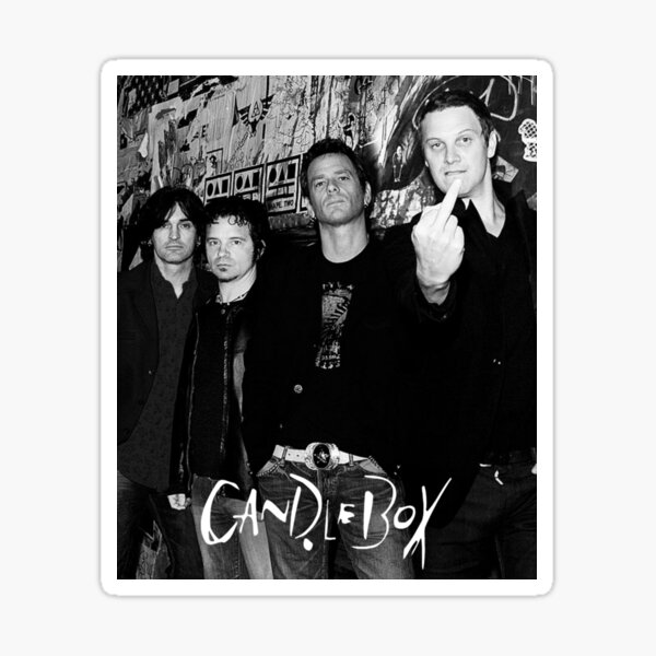 "Candlebox Rock Band" Sticker for Sale by RockfanStore | Redbubble