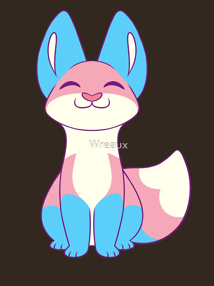 "Trans Pride Fox" T-shirt for Sale by Wreaux | Redbubble | lgbtq t ...