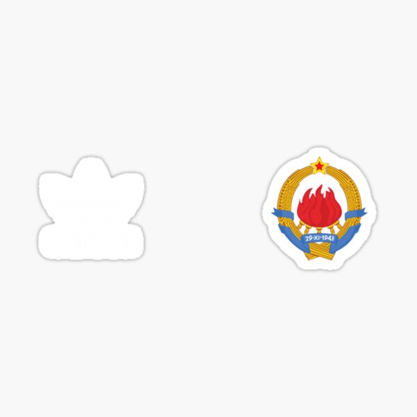 "Ex Yugoslavia Jugoslavija Retro Vintage " Sticker for Sale by ...
