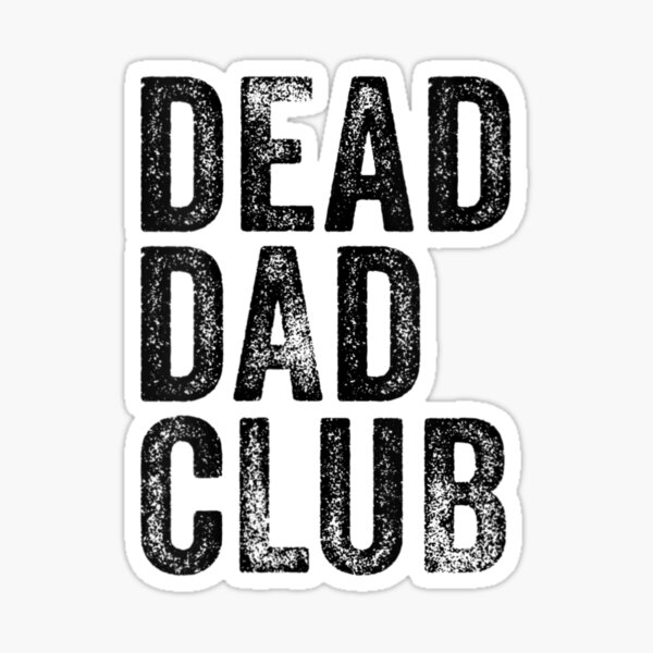 "Womens Dead Dad Club Sarcastic Vintage Humor Distressed V-Neck ...