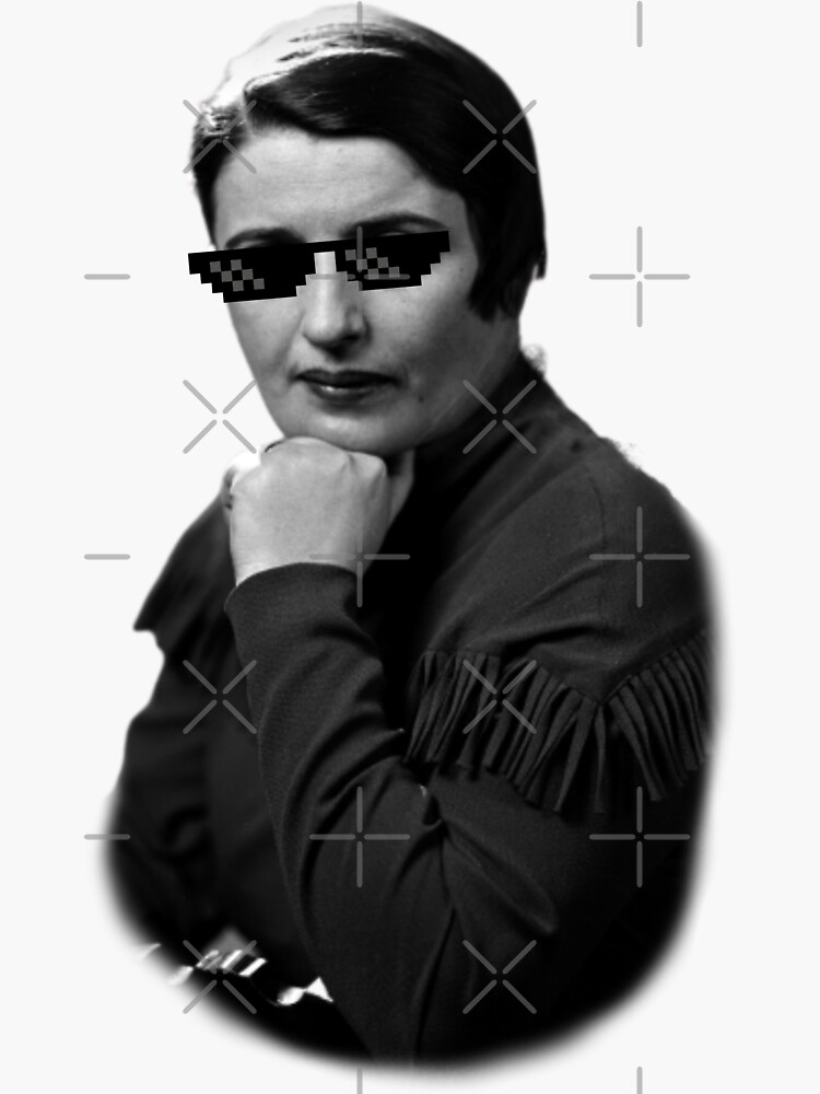 "Ayn Rand swag 2" Sticker for Sale by britisa | Redbubble