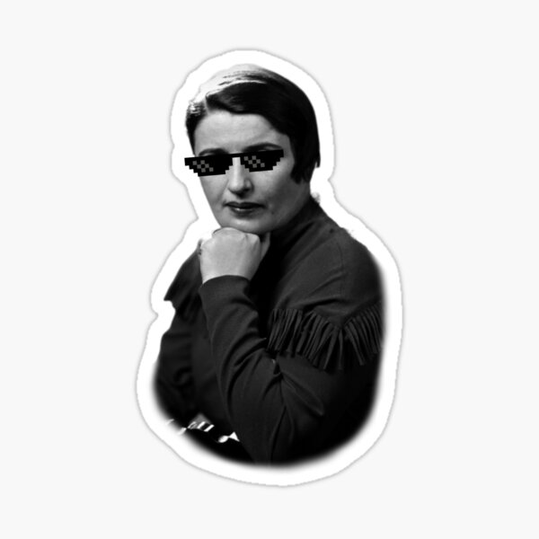 "Ayn Rand swag 2" Sticker for Sale by britisa | Redbubble