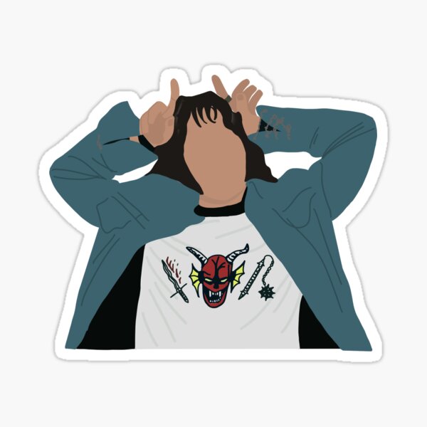 "Joseph Quinn as Eddie " Sticker for Sale by Livelaughart | Redbubble