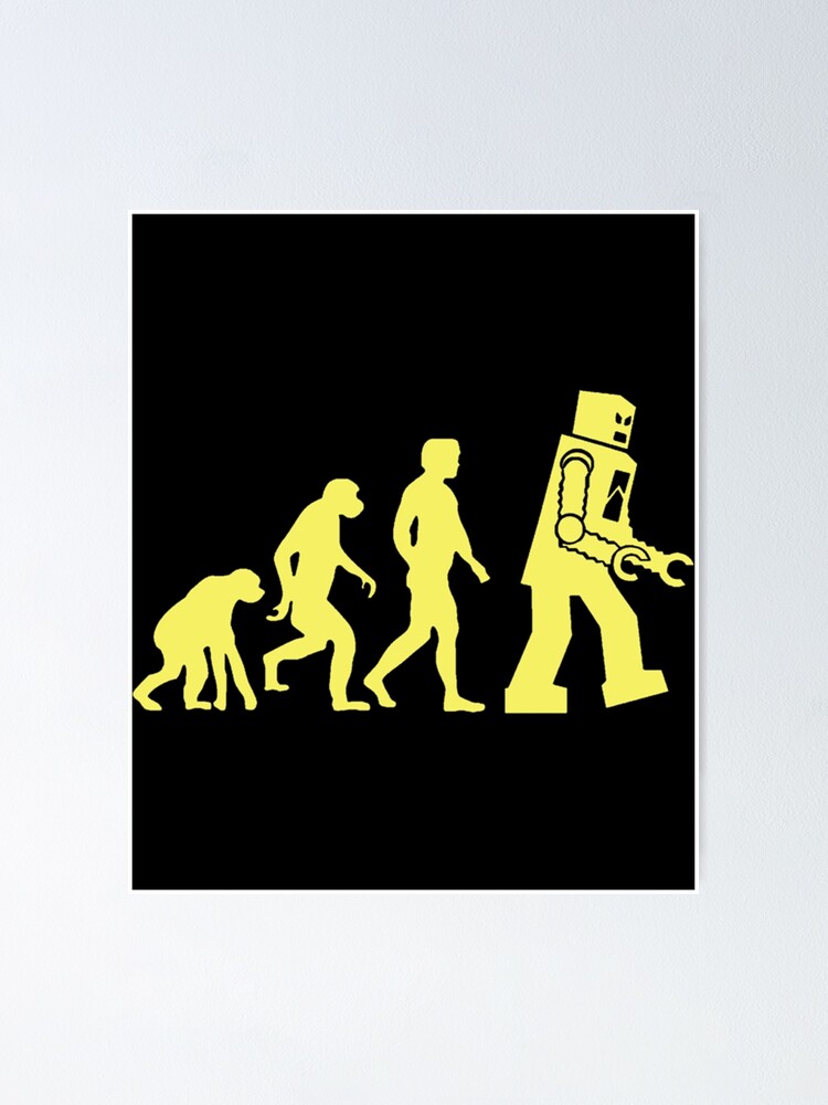 "Sheldon Robot Evolution Essential " Poster for Sale by mcdunnburryv | Redbubble